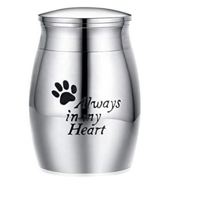 China Pet Caskets Urns Stainless Steel Container for Small Animals No Deformation for sale