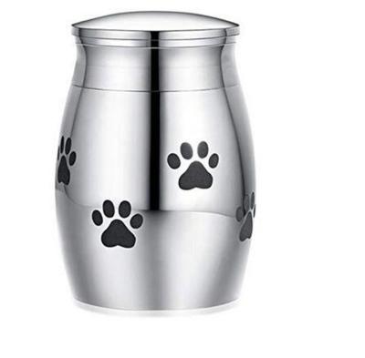 China Pet Caskets Urns Stainless Steel Container for Small Animals No Deformation for sale