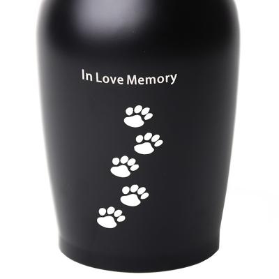 Cina 500 ml Urna in acciaio inossidabile per gatti Memoriali di ceneri di cremazione durevoli e alla moda in vendita