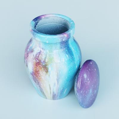 Cina Mini urna in lega di alluminio con modello stellare da 68*44 mm per la decorazione commemorativa di animali domestici per gatti e cani in vendita