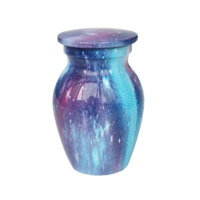 Cina Mini urna in lega di alluminio con modello stellare da 68*44 mm per la decorazione commemorativa di animali domestici per gatti e cani in vendita