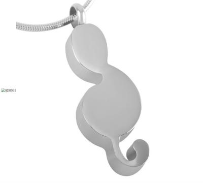 Cina Nota musicale forma cremazione gioielli per ceneri pendente commemorativo funerario con kit di riempimento in vendita