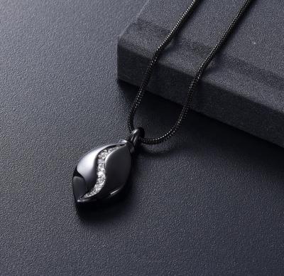中国 透明なジルコンのインレイ 涙滴記念品 灰のための宝石 銀の秘密のペンダント 販売のため