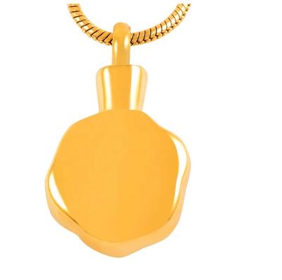 Cina Pittura Placcatura pistola nera placcata pignone ciondolo cremazione gioielli urna commemorativa collana in vendita