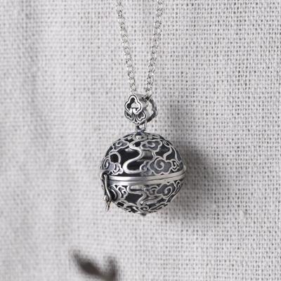 Cina S925 Pendente a sfera in sacchetto d'argento artigianale per la produzione di stampi e di stampi in vendita
