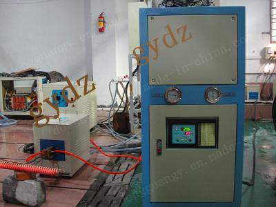 China High Frequency Induction Heater for steel rod forging with chiller for sale