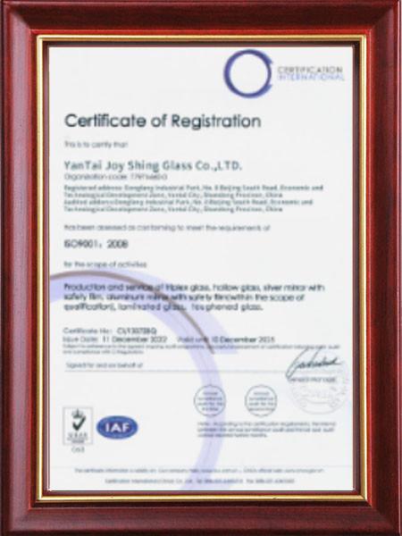 IAF - Joy Shing Glass Co., Ltd.