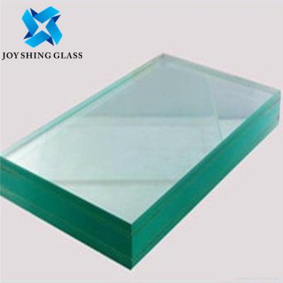 China Tempered Bulletproof Glass 5-19mm Thickness Laminated Security Glass with 10-Year Warranty for sale