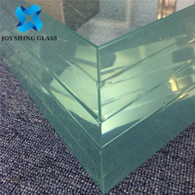 China Tempered Bulletproof Glass 5-19mm Thickness Laminated Security Glass with 10-Year Warranty for sale