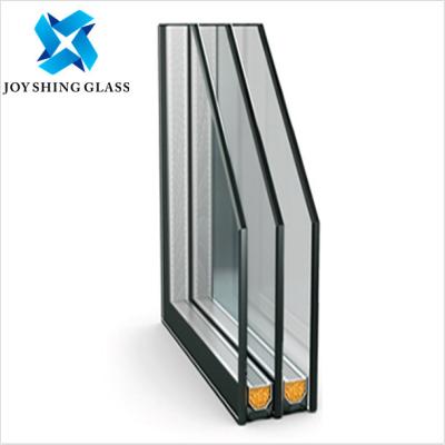 China Double Insulated Glass 6+12A+6mm Low-E Insulating Glass Curtain Wall for sale