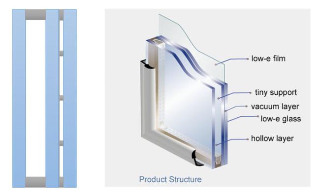 Low-e Tempered Vacuum Insulated Glass
