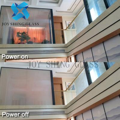 China Smart Switchable Atomized Glass 1800x3200mm with 78% Transmittance and 48V AC Operation for Privacy Partitions for sale