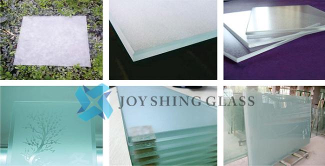 acid etched glass