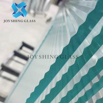 China Ultra Clear Changhong Glass 3mm-22mm Water Ripple Patterned Glass for sale