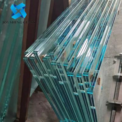 China Customized PVB Interlayer Laminated Glass 6.38mm to 12.38mm for Shower Cube Safety Glass for sale