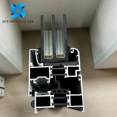 China Broken Bridge Aluminum Windows Safety Insulated Glass Windows for sale