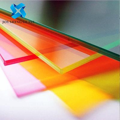 Cina Vetro laminato colorato 5+5mm vetro laminato decorativo PVB interlayer in vendita