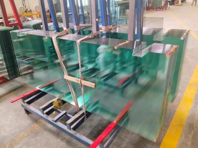 China 6.38 mm Custom Clear Float Tempered Laminated Glass for Architectural Windows for sale