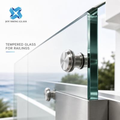 China Custom Tempered Glass for Railings, Balustrades and Staircase Guardrails for sale