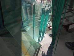 Gepersonaliseerd Ultra Clear 12mm 15mm Balustrade Toughened Glass
