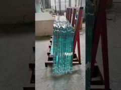 Customized Ultra Clear PVB 12.76mm Laminated Glass For Balcony