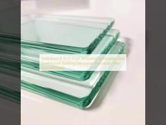 Vetro float temperato e stratificato da 6 mm 8 10 12 solido per serre, edilizia, decorazione, industriale, hotel, fabbricato