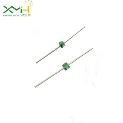 Cina Diodo lungo assiale rosso di durata della vita 50000h LED di verde 60mcd LED di DC2.5v in vendita