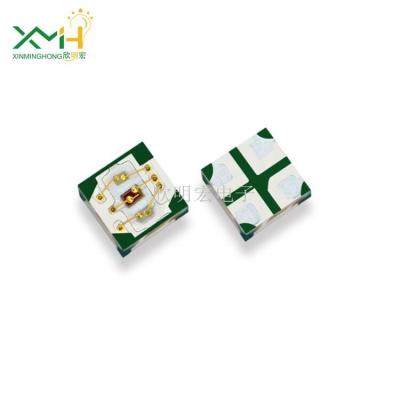 China Tricolor 620nm AlGaInP 1010 SMD LED Chip Wide View 3v LED Chip for sale