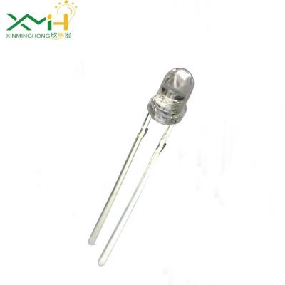 China Tri-Color Flashing led diode 3mm RGB strobe round led through hole led for sale