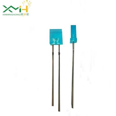 Cina 90mw Rettangolo 3.3v Dip LED blu opaco 2*5*7mm Diodo LED in vendita