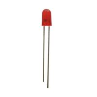 China 5mm Red Diffused LED Lamp Diode Pb Free 1.8v-2.4v LED Without Edge for sale