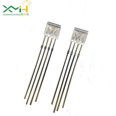 China Rectangular 2*5*7mm RGB Through Hole LED Clear LED Diode for sale