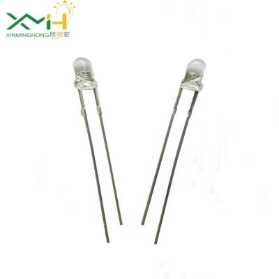 China 3.8v Clear Lens 600mcd Green Through Hole LED 90mw Power Indicator LED for sale