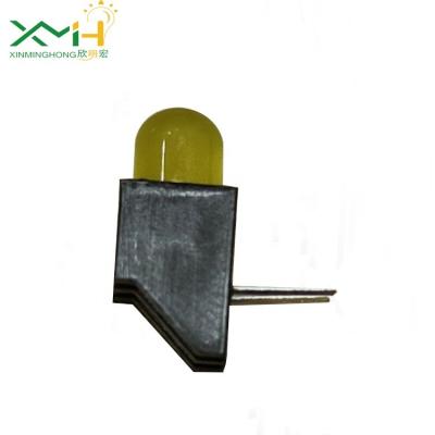 Cina Piccolo angolo 15deg intorno alla immersione gialla LED del diodo 5mm di 60mcd LED con il supporto in vendita
