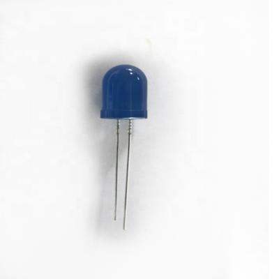 China 470nm 1000mcd Through Hole LED 10mm Blue diffused LED Diode For Indicator for sale
