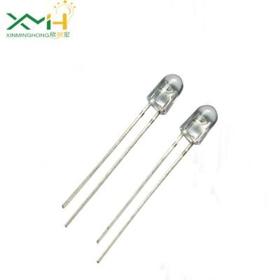 Cina 5mm diffusi 1800mcd tramite il diodo d'emettitore infrarosso del foro LED 610nm in vendita