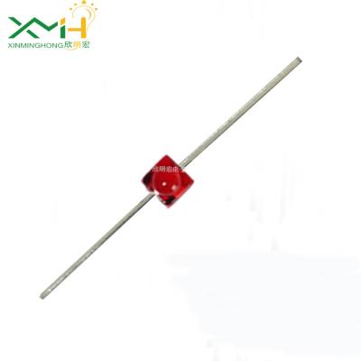 China Red DC2.5v Green 60mcd Axial LED long lifespan 50000h LED diode for sale