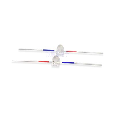 China Bicolor 3v 200mcd Axial High Brightness SMD LED 630nm Red Blue LED for sale