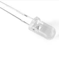 China Led 5mm Transparent Lens red low power light emitting diode for sale
