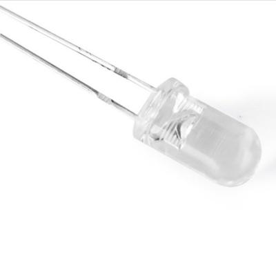 China Led 5mm Transparent Lens red low power light emitting diode for sale