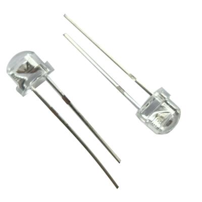 China Through Hole LED Diode 460-465nm blue dip led diode 5mm straw hat lamp led for sale