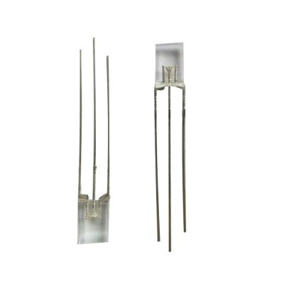 China low price high brightness 234 flat led bi-color red white led for sale