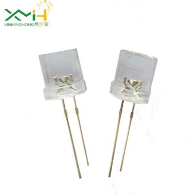 China 8mm 3.4v Green AlGaInP Water Clear LED 2000mcd LED Lamp Diode for sale