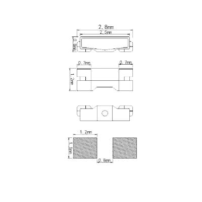 Cina Ampi chip della perla di serie LED SMD di angolo di vista di PLCC 2 LED SMD 5v 215 in vendita