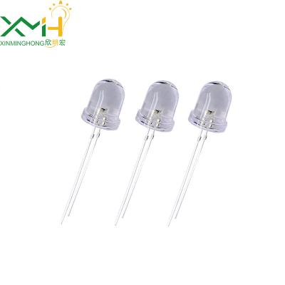 Cina Diodo di ottimo rendimento della luce gialla 30Deg LED di colore 585-595nm della immersione LED di potere basso 8mm singolo in vendita