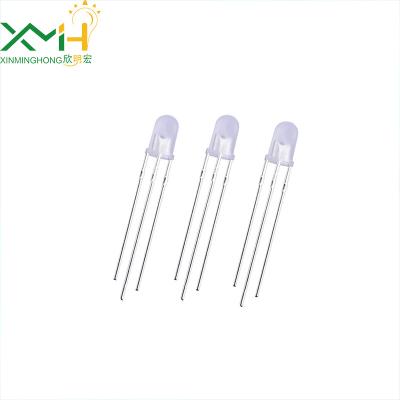 China Power Indicator Light Bi Color 5mm Led Diodes Diffusion Round 3pins Red Blue Lamp for sale