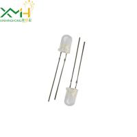 China 5mm Diode Light emitting Diode Warm White Diffuser Long pin 3000mcd Throughhole LED RoHS Certified for sale