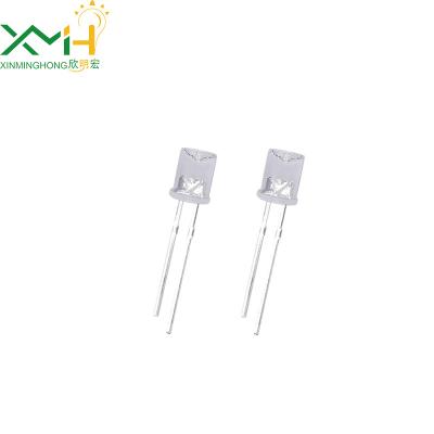 China 5mm Round Inner Concave Yellow Water Clear Led 586-589nm 2.2V InGaN / AlGaInP Chip for sale