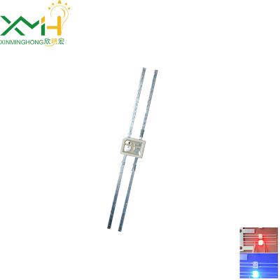 China Special Butterfly Axial SMD LED Switch 4 Pins Red And Blue Bi Color Diode for sale