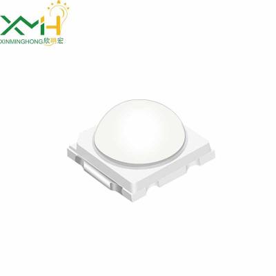 중국 2835 돔 렌즈 스드는 0.2W 소각 알가이네퍼 LED 칩에게 2LM 2.5 밀리미터 두께 푸른 빛 LED SMD 다이오드를 보내게 했습니다 판매용